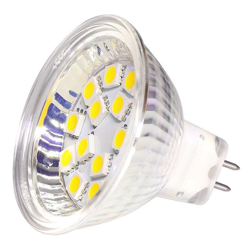 MR16 Led - 15 pcs 5050 leds AC/DC 12V 24V | MR16 Led Bulb Manufacturers ...